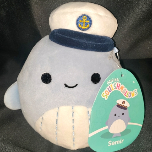 Squishmallows | Toys | 5 Samir The Sailor Whale Squishmallow | Poshmark